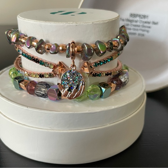 Bomb Party | Jewelry | Bp The Magic Crystal Ball Halloween Stack | Poshmark